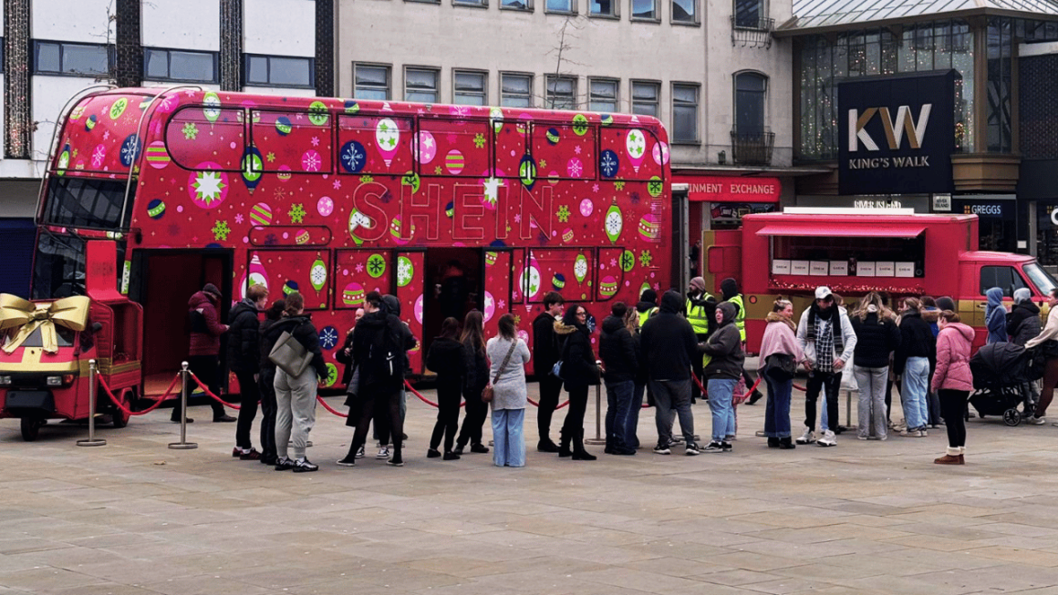 Gloucester's Kings Squares attracts the Shein bus tour - King's Quarter ...